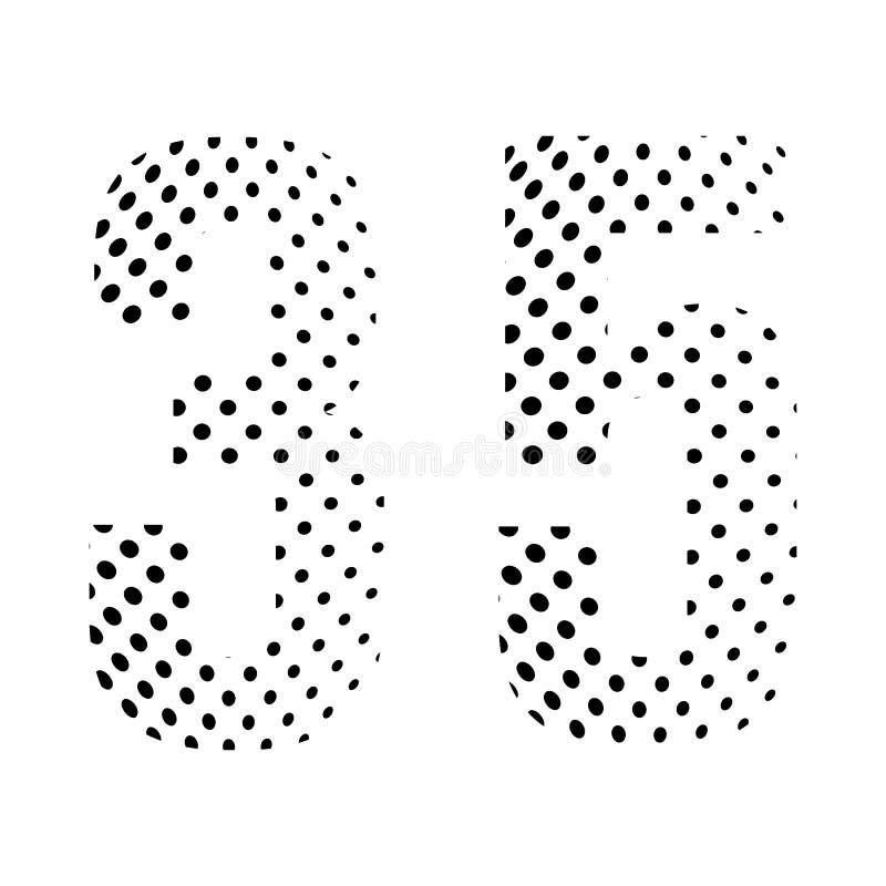 Black White Number Thirty Stock Illustrations – 850 Black White Number ...