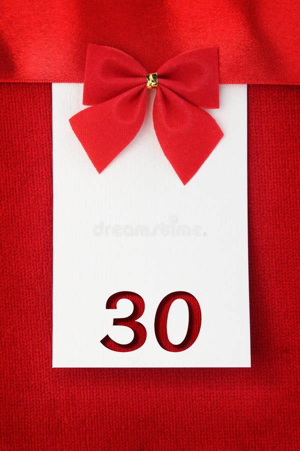 Number thirty stock image. Image of banner, pace, invitation - 33063585