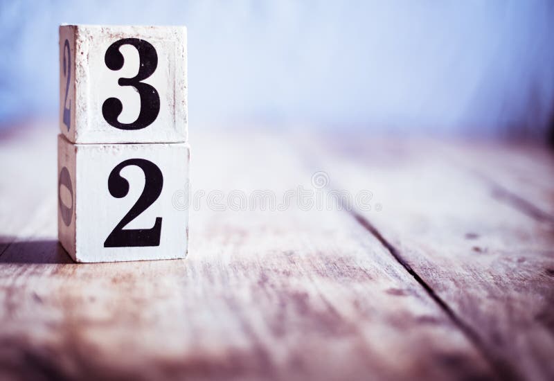 Number 32, Thirty Two, Three and Two - Date, Anniversary, Birthday ...