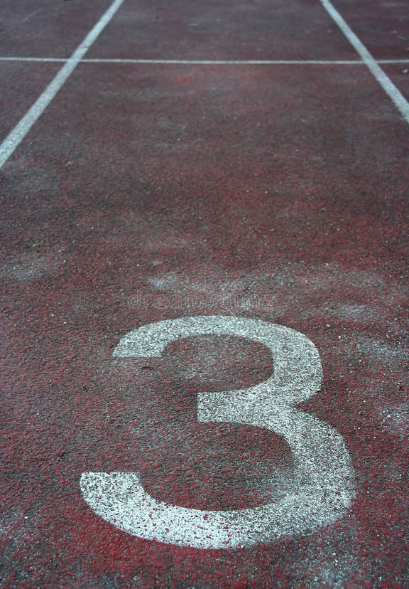 Number three stock photo. Image of track, race, three, start - 254216