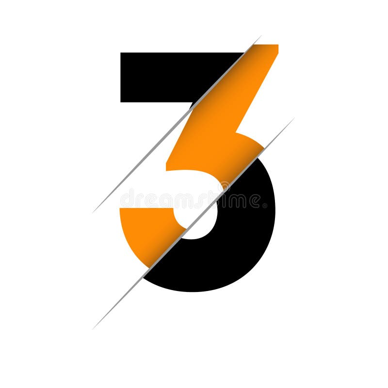 Number Three 3 Logo Icon Design Stock Illustrations – 689 Number Three ...