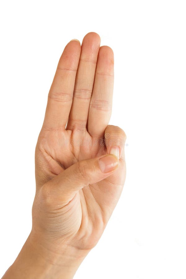 Male Hand Showing Thumbs Up Sign Against White Background Stock Image ...