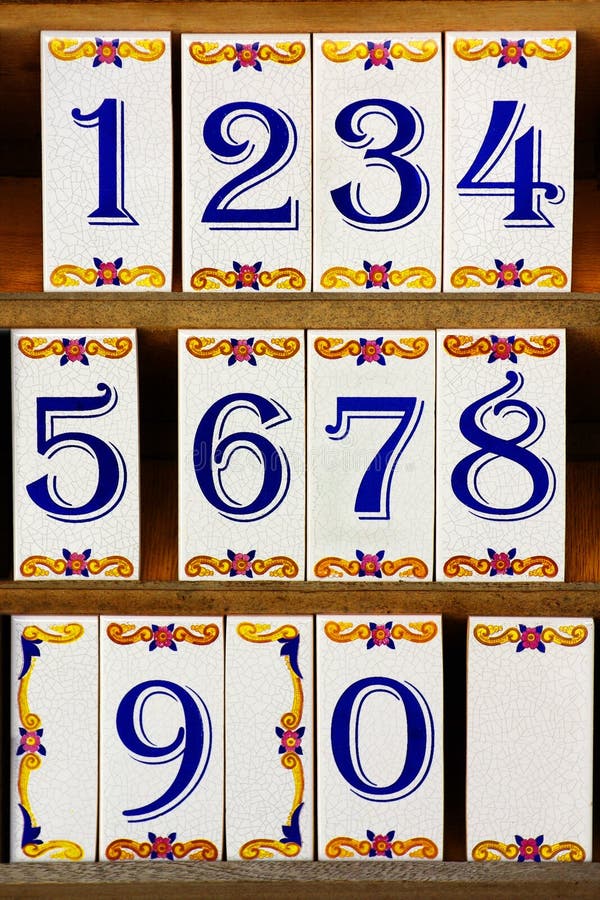 Number Tiles stock photo. Image of hand, craft, pattern - 14517998