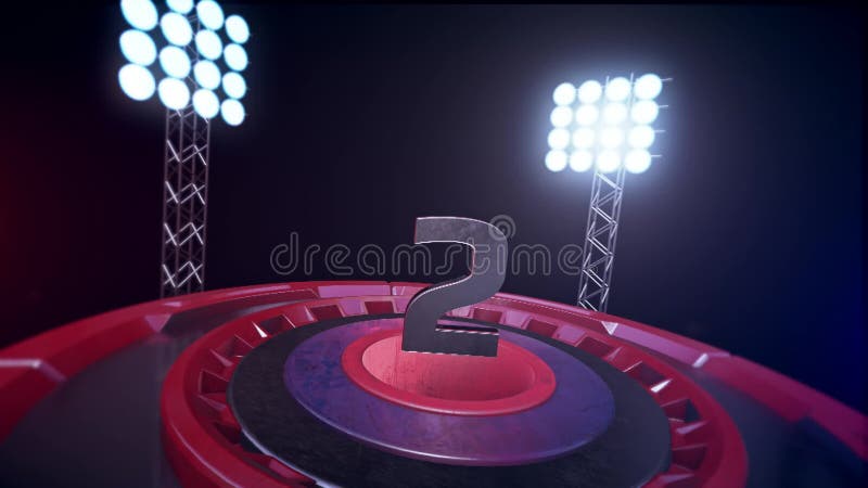 NUMBER 2, Top Ten Numbers Animation , Rendering, Background Stock Footage - Video of sports ...