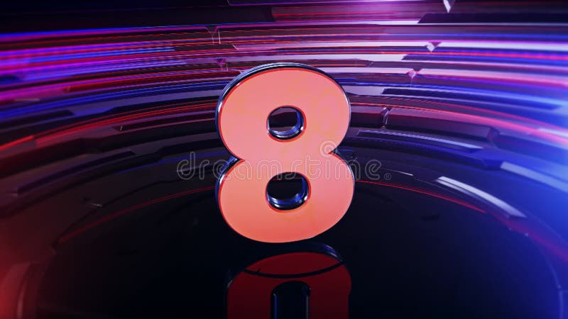 NUMBER 1, Top Ten Numbers Animation , Rendering, Background Stock Footage - Video of knock, rank ...