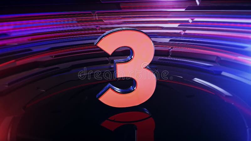 NUMBER 3, Top Ten Numbers Animation , Rendering, Background Stock Footage - Video of goals ...