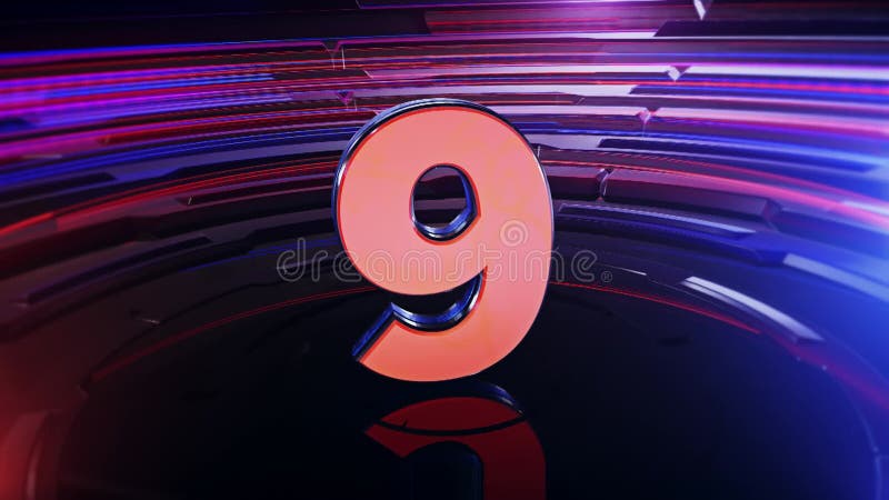 Top Ten Number Animation , Rendering, Background, Loop Stock Video ...