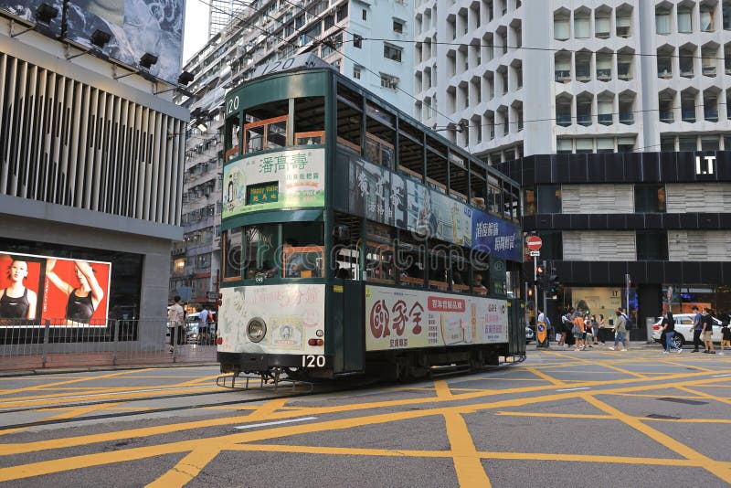 The Number of 120 Tram at Sheung Wan 14 Oct 2021 Editorial Stock Image ...