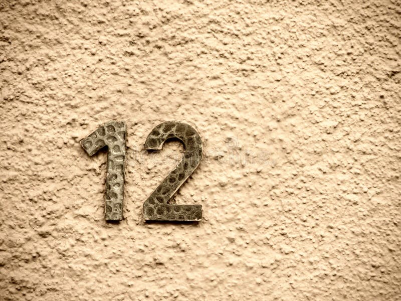 Number twelfe (4) stock image. Image of live, city, number - 38182331