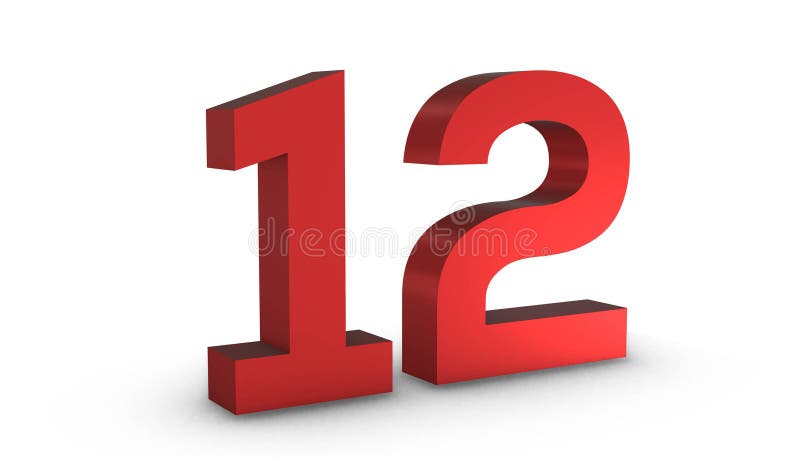 Red Number 12