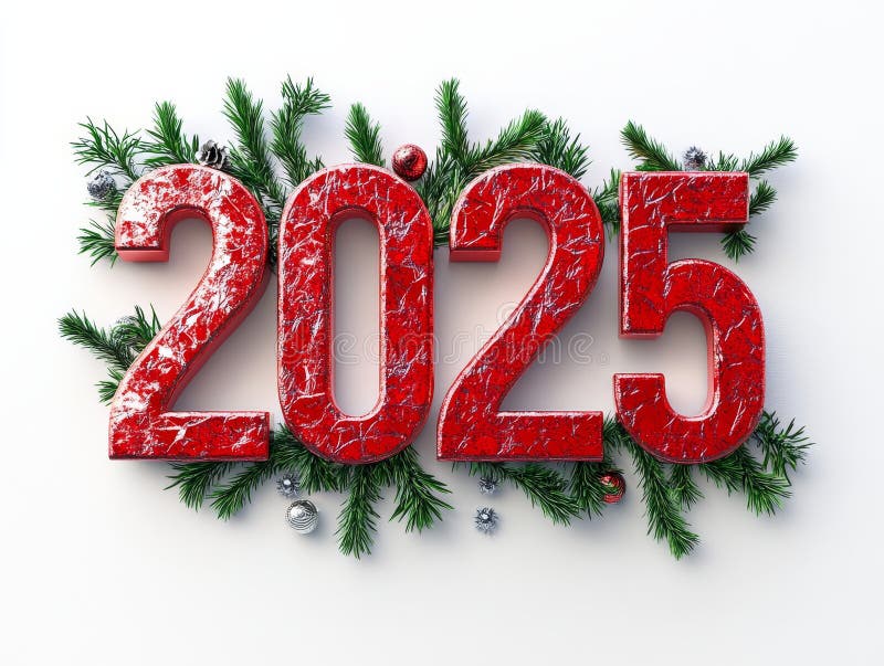 The Number Twenty-five is Written in Red Stock Illustration ...