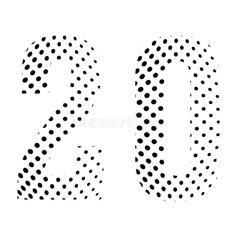 Number 20 Dots Stock Illustrations – 78 Number 20 Dots Stock ...