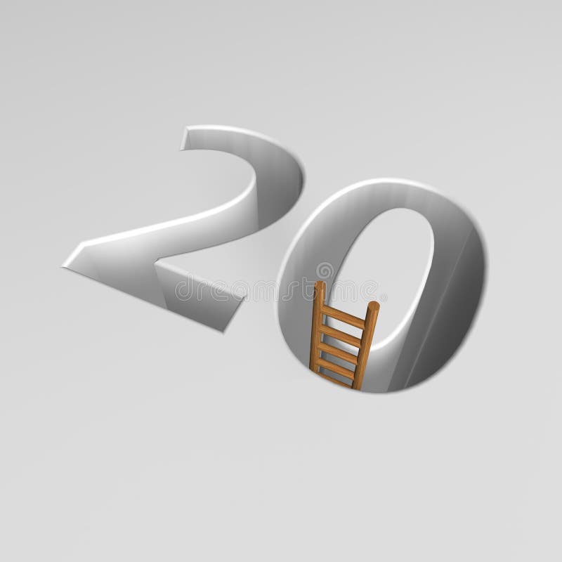 Set Of Number Twenty One Year 21 Year Celebration Design. Anniversary ...