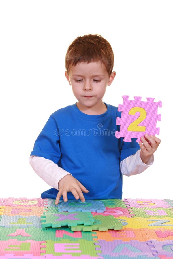 Playing a Numbers Game stock photo. Image of people, brother - 2830568