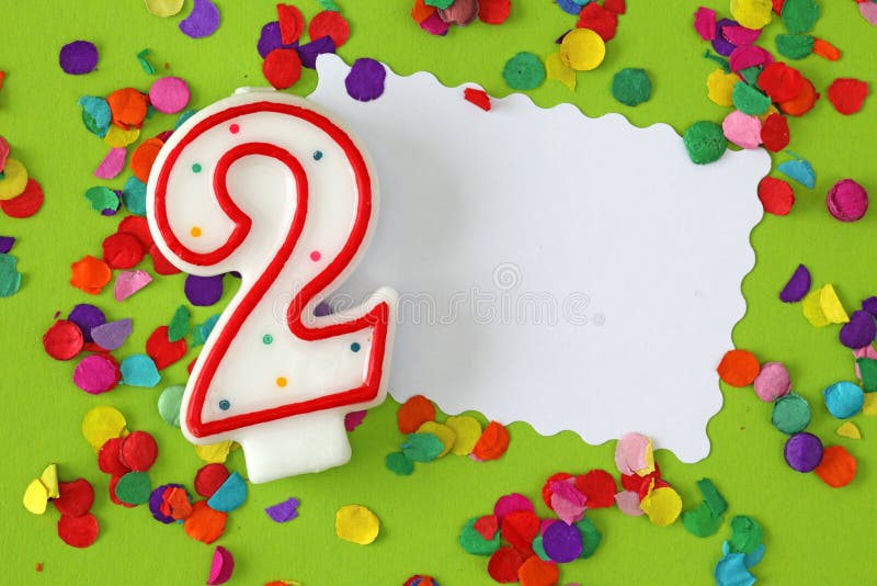 Number Two Birthday Candle Stock Photos - Download 387 Royalty Free Photos