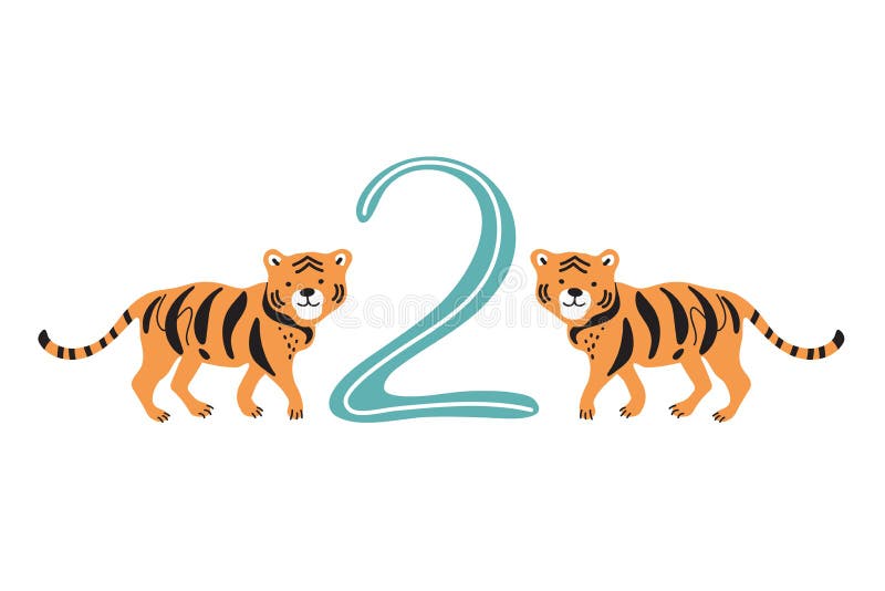 Number Tiger Two Stock Illustrations – 96 Number Tiger Two Stock ...
