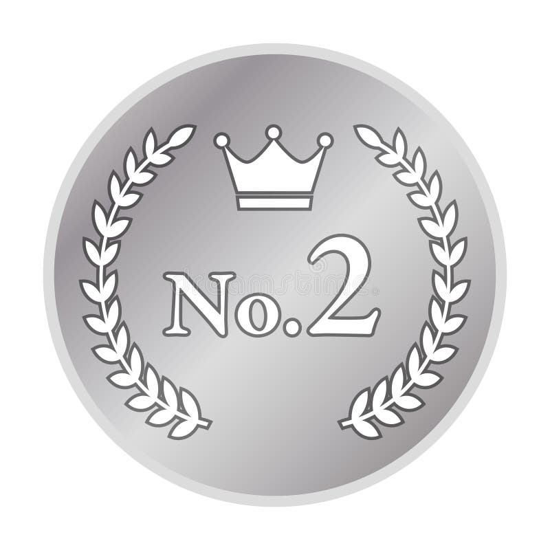 Number Two Medal Stock Illustrations – 377 Number Two Medal Stock ...