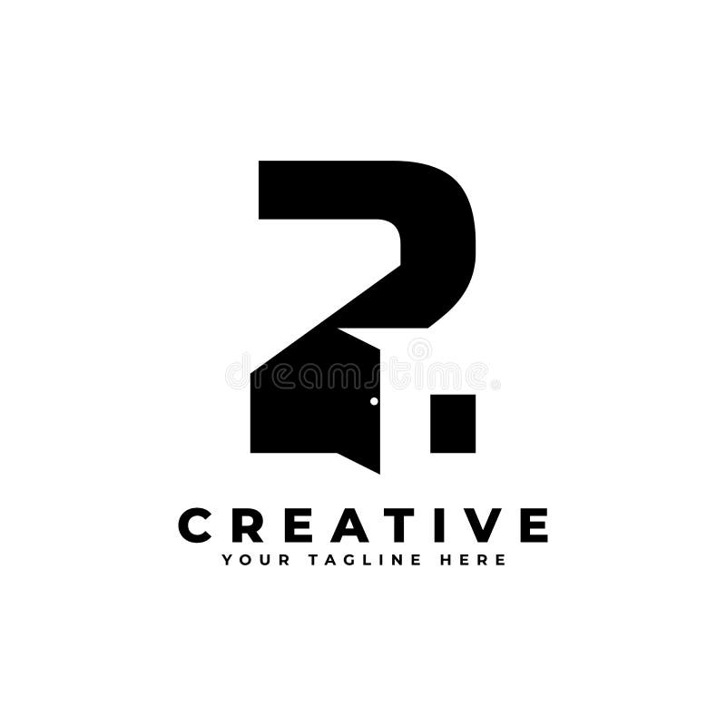 Number Two Door Negative Space Logo Design. Usable for Construction ...