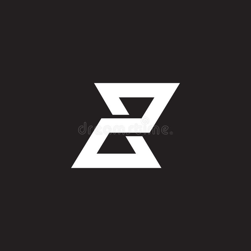 Number Two Infinity Line Geometric Logo Vector Stock Vector ...