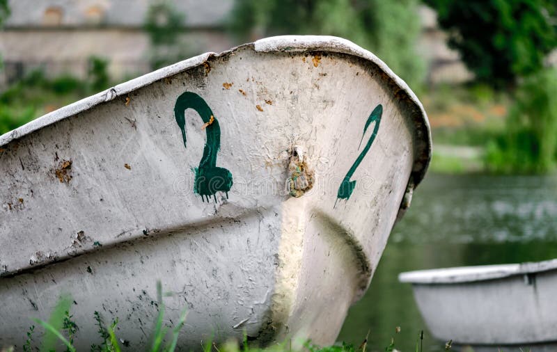 Number Two Old Boat on the River Stock Photo - Image of park, people ...