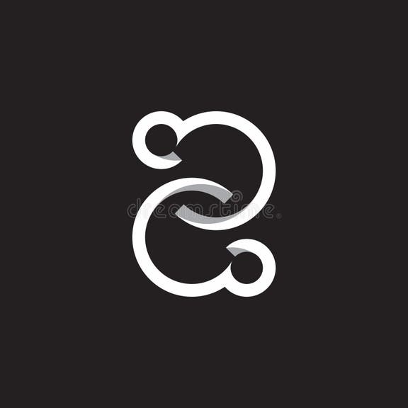 Number Two Ribbon Cloud Shape Simple Geometric Logo Vector Stock Vector ...