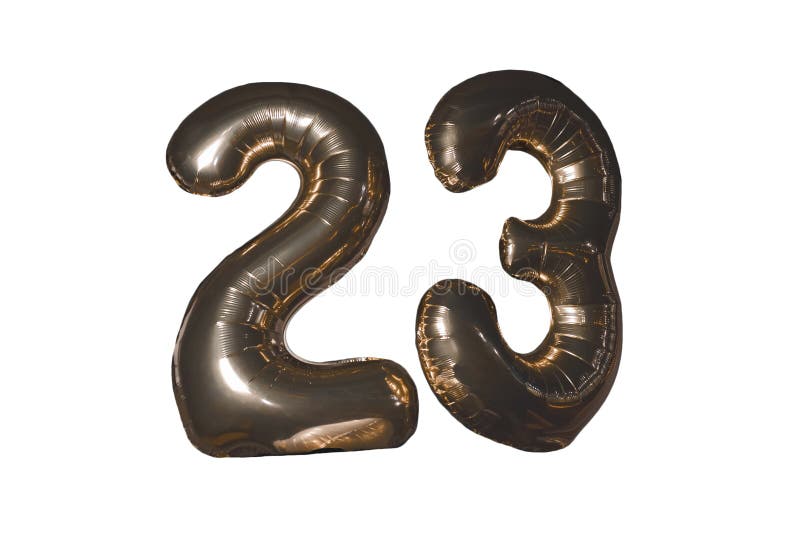 Number 2 Metallic Inflated Font Isolated Stock Photos - Free & Royalty ...