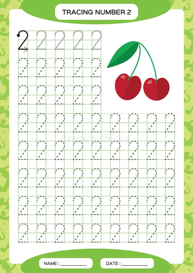 Numbers 0-9. Tracing Worksheet for Kids. Preschool Worksheet ...