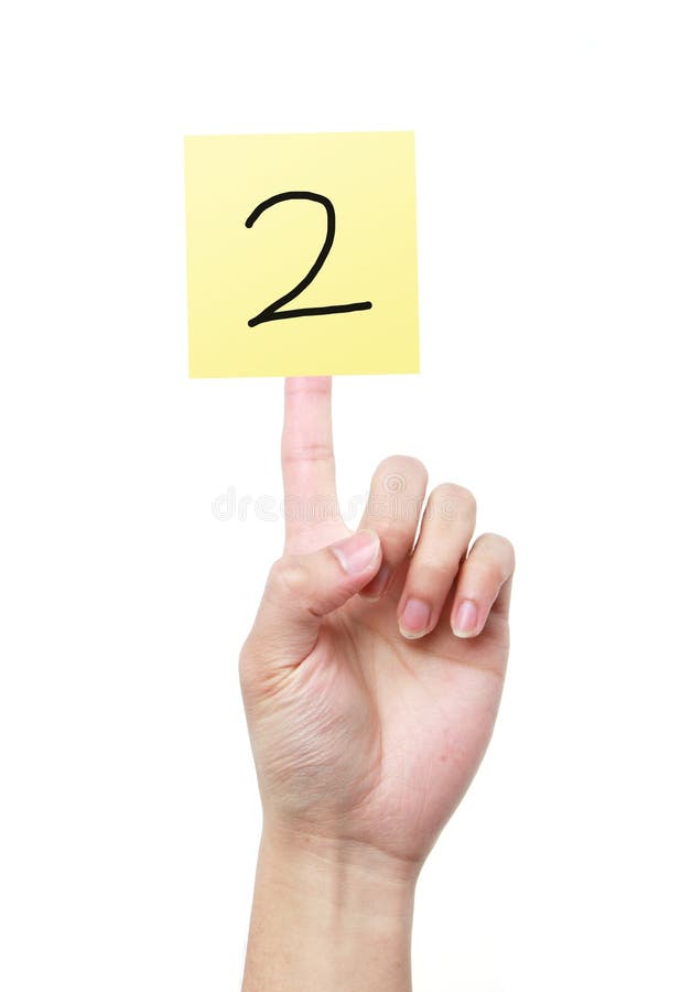 Hand holding number 2 stock photo. Image of metaphorical - 347630