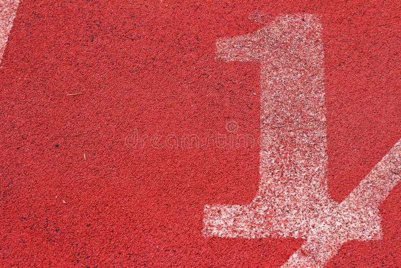 The Number Used for Athletes Stock Photo - Image of surface, athlete ...