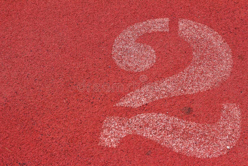 The Number Used for Athletes Stock Image - Image of road, number: 44686175