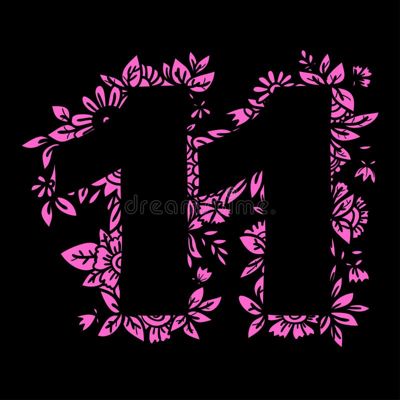 Number 11, Vector Design Element Stock Vector - Illustration of ...