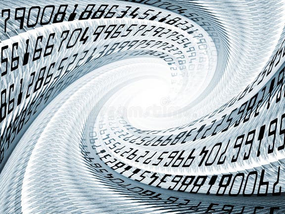 Number Vortex stock illustration. Illustration of background - 17656974