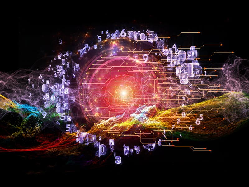 Number Wave stock illustration. Illustration of number - 203319600