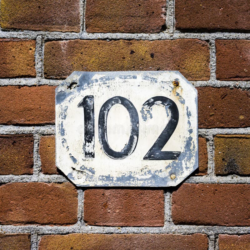 House number 102 stock photo. Image of outside, amount - 258644738