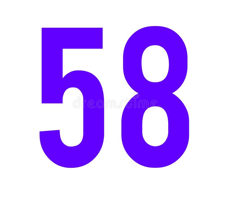 58 Number Stock Illustrations – 672 58 Number Stock Illustrations ...