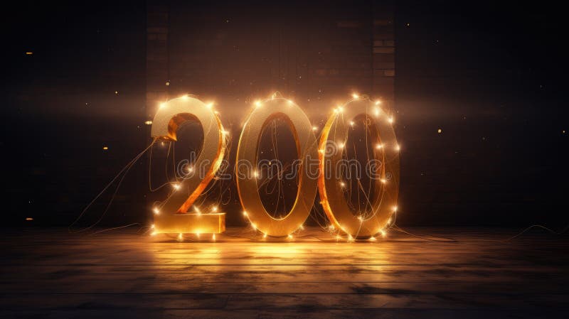 Number 200 Written in Beautiful Font Stock Image - Image of festival ...
