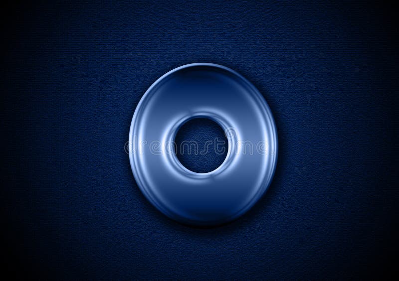 The Number Zero in Blue Textured Background Stock Illustration ...