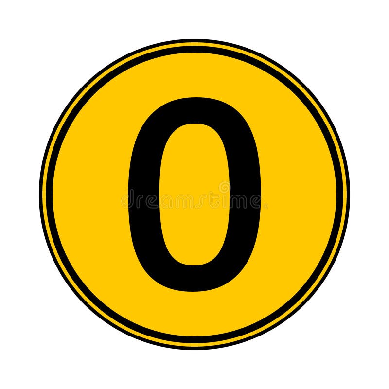 Black Digital Button Number Zero Stock Illustrations – 184 Black ...