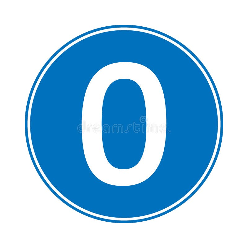 Number zero button stock illustration. Illustration of label - 205053662