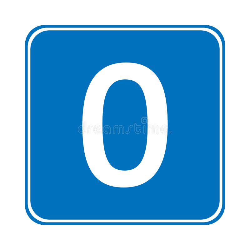 Number zero button stock illustration. Illustration of isolated - 205143621