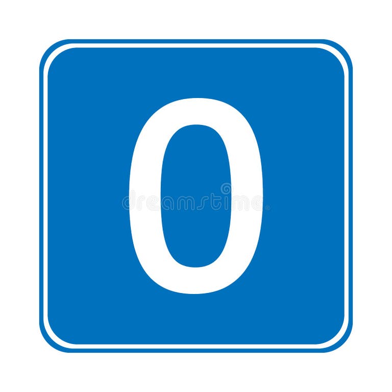 Number zero button stock illustration. Illustration of isolated - 205143621