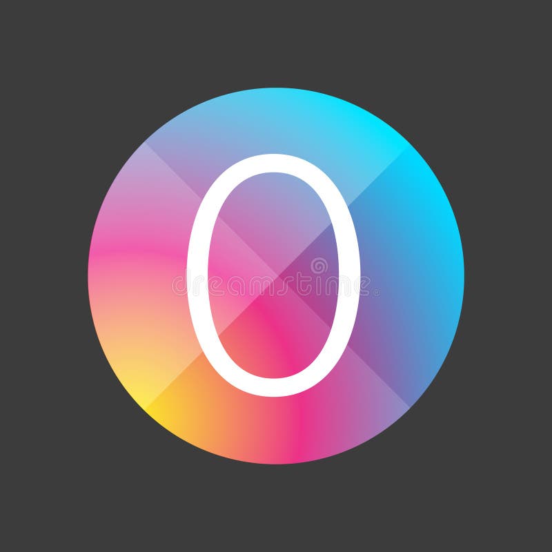 Number Zero Colorful Button Stock Illustrations – 288 Number Zero ...