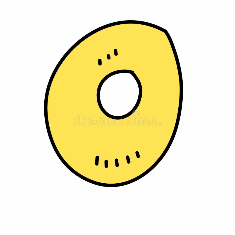 Number Zero Comic Style Illustration Stock Illustration - Illustration ...