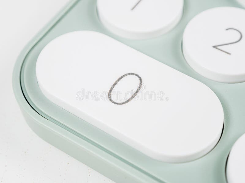 Number Zero Key on a Calculator, Symbolizing Beginnings, Null Values ...