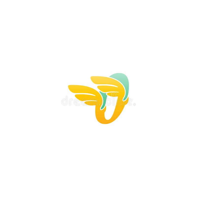 Number Zero Logo Icon Illustration with Wings Stock Illustration ... Number Zero Logo Icon Illustration with Wings Stock Illustration ...
