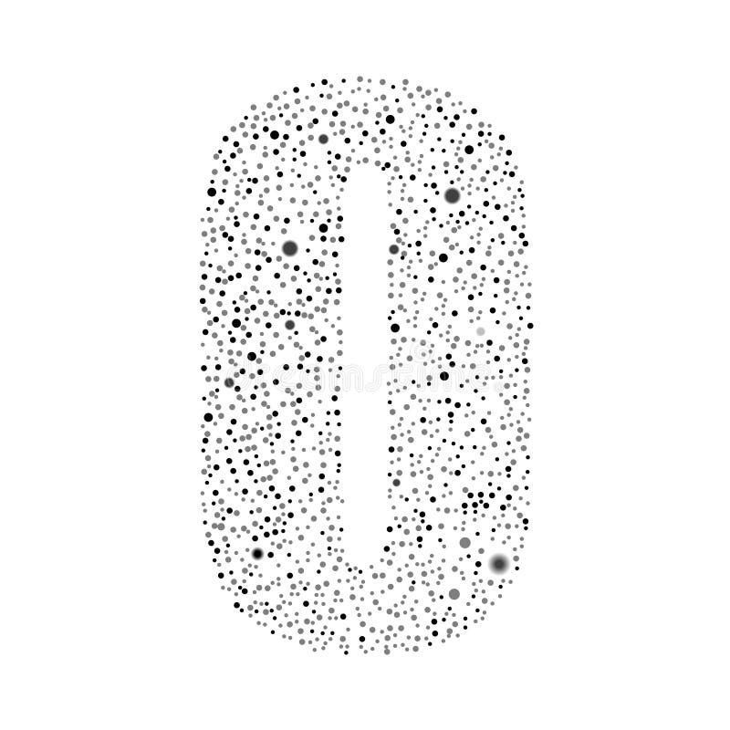 Number Zero Logotype Vector Design. Illustration. Stock Vector ...