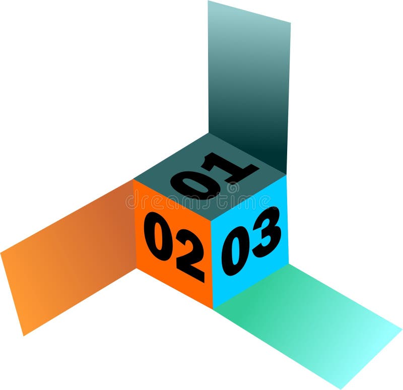Numbered Cube Stock Illustrations – 71 Numbered Cube Stock ...