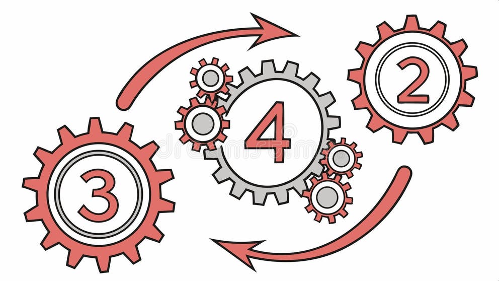 Numbered Gears Stock Illustrations – 82 Numbered Gears Stock ...