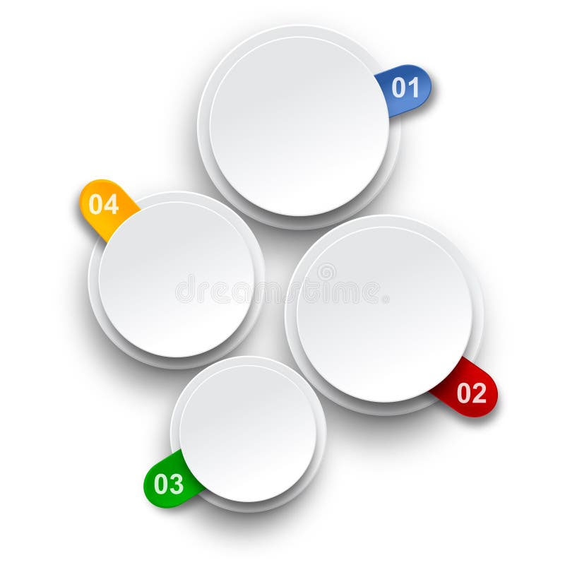 Numbered Infographics List Design. Stock Illustration - Illustration of ...