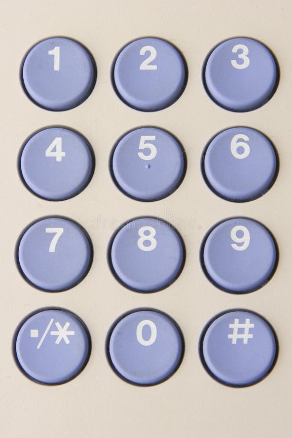 Numbered keypad stock image. Image of blue, star, finance - 335709